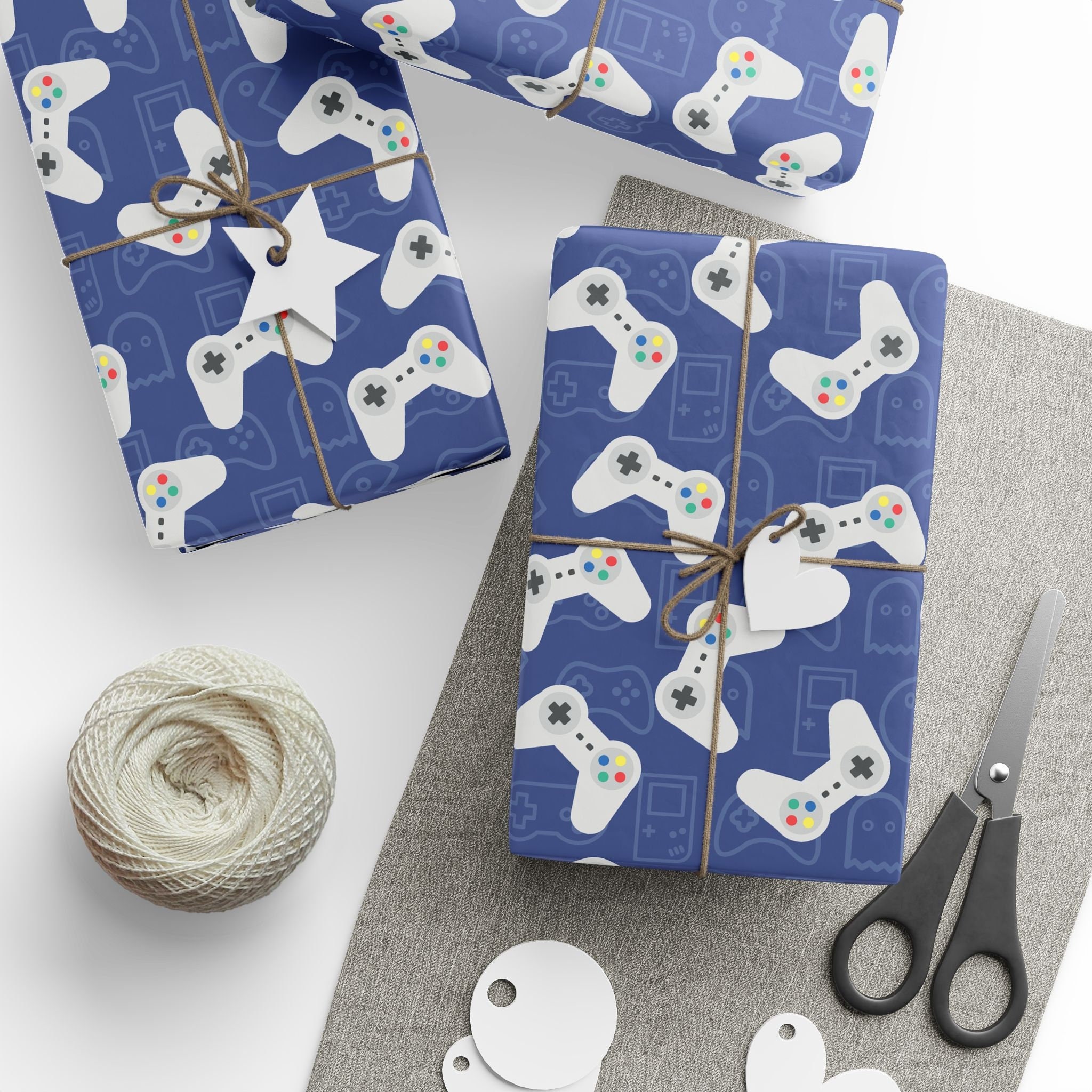 Gaming Wrapping Paper, Gaming Gift Wrap, Boy Birthday, Gift Wrap for ...