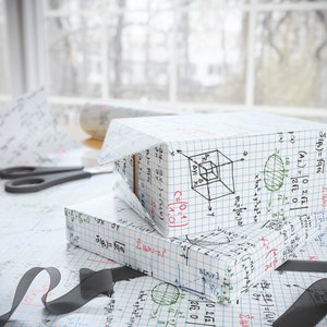 Math Wrapping Paper, Math Teacher Gift Wrap, Math Whiz, Math Genius ...
