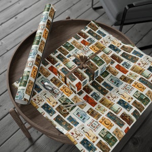 Vintage Suitcases, Suitcase Wrapping Paper, Suitcase Gift, Travel Lover ...
