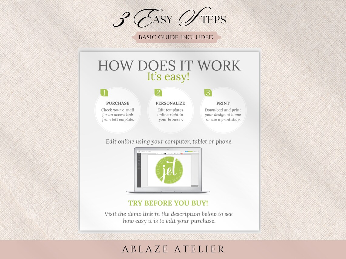 Intimate Wedding Template, Minimalist Wedding Ceremony Invite, Classy ...