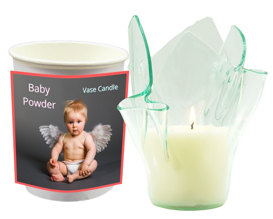 Baby Powder Vase Candle the Soft and Delicate Scent of Baby Powder ...