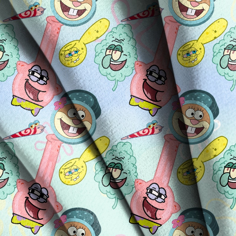 Spongebob Seamless File - Etsy