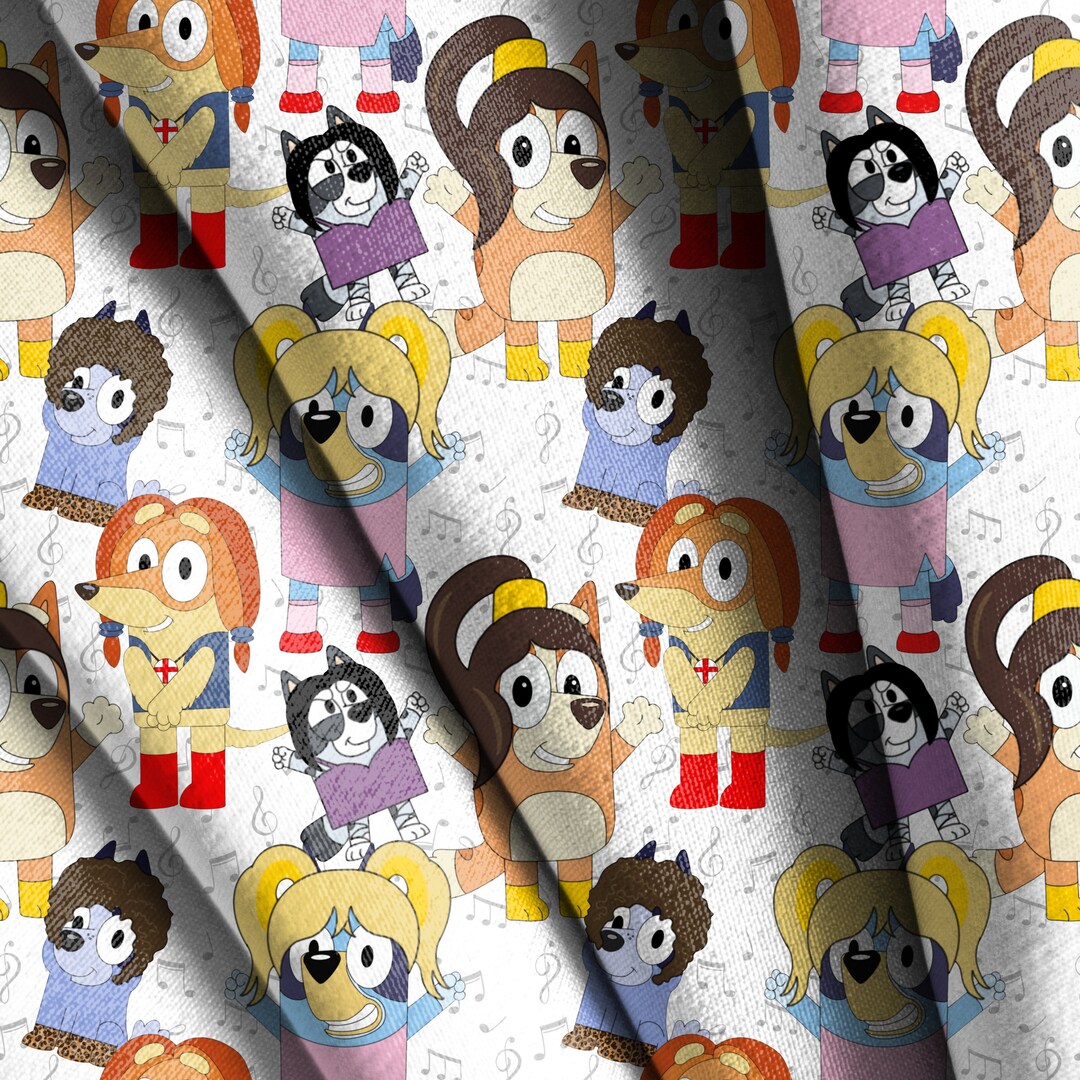 Heeler Spice Gals - Seamless File - Digital File - Etsy