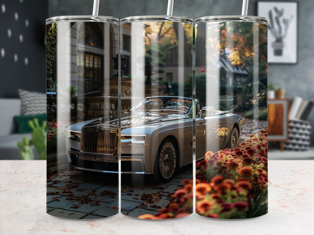 Rolls-royce Sweptail 20oz Skinny Tumbler PNG Sublimation Design ...