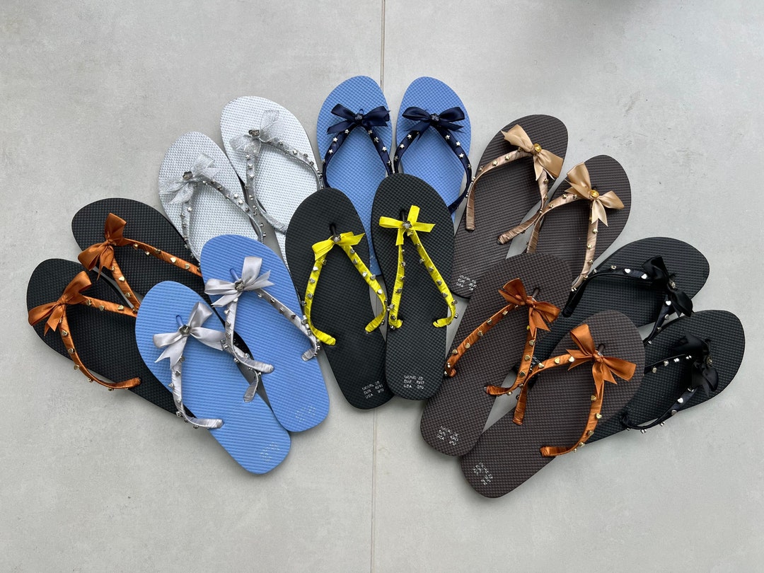 Fancy Flipflops Summer Holiday Flipflops. Embellished Decorated ...
