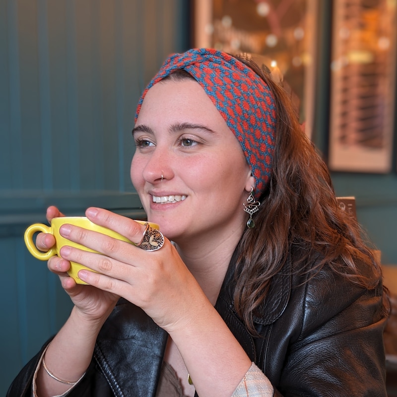 Blue Merino Wool Headband - Etsy UK