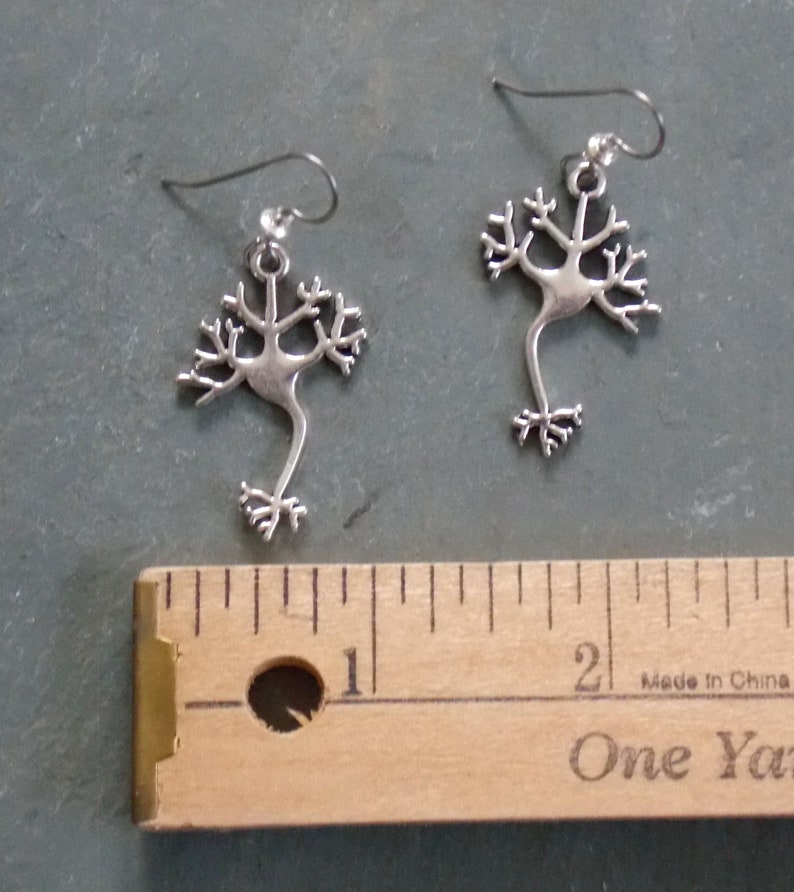 Neuron Earrings Neuron Jewelry Neuron Art Science | Etsy