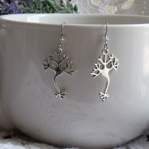 Neuron Earrings - Neuron Jewelry - Neuron Art - Science Jewelry ...