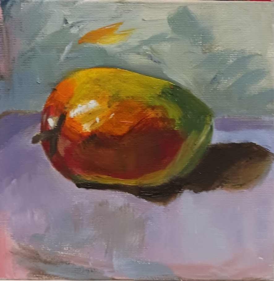 Mr Mango - Original Oil Painting - Etsy
