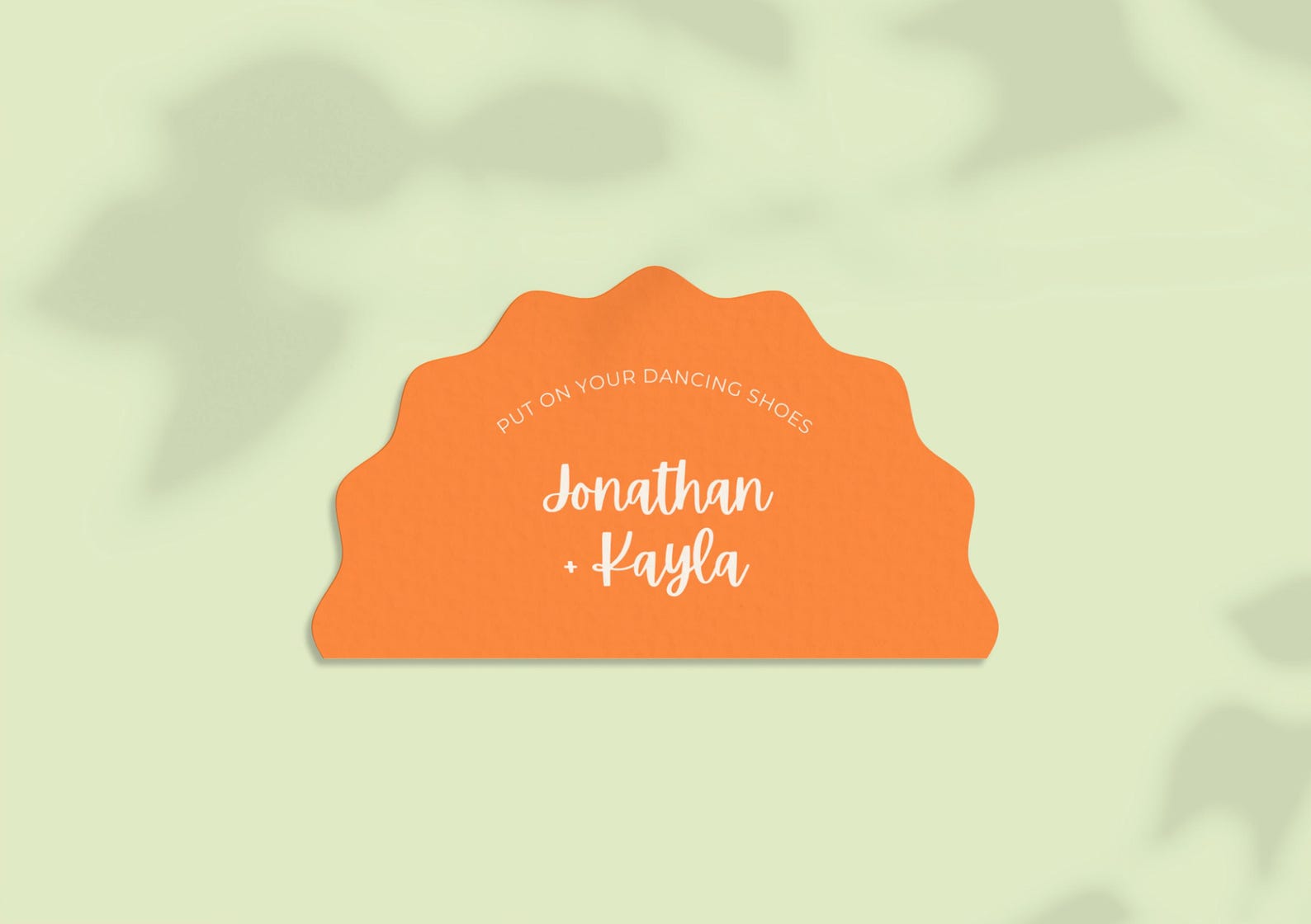 Wave Wedding Invitation Template - Modern Round Invite Suite (editable ...