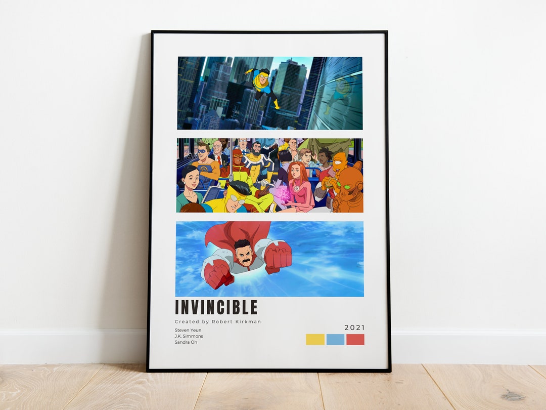 Invincible Tv Show Poster Modern Movie Poster Print Invincible Poster ...