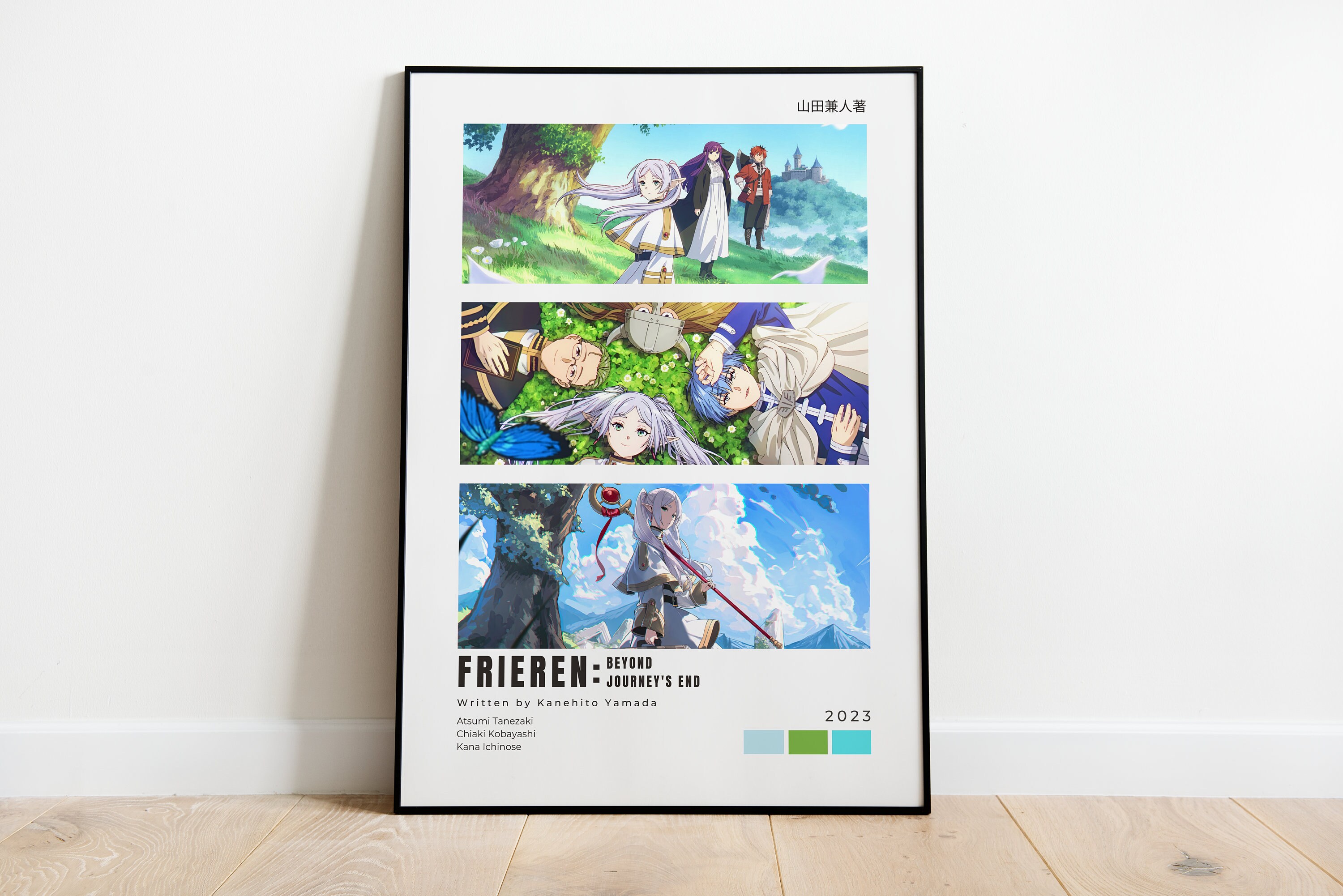 Frieren Anime Poster Print Minimalist Anime Poster Poster Wall Decor ...