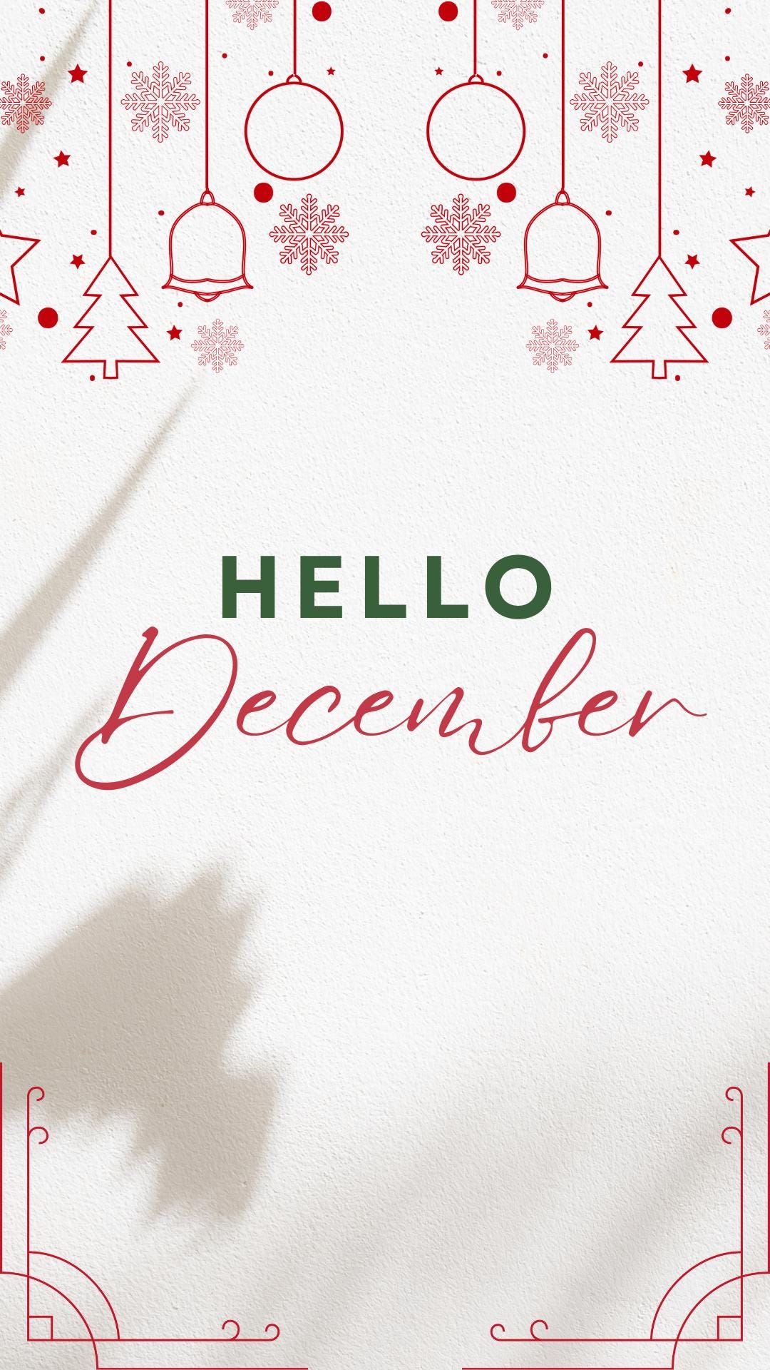 December 2024 Printable Calendar | Monthly Planner PNG | Festive ...