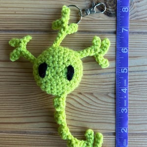 Neuron Plushie | Handmade Crochet Amigurumi | Brain Cell Keychain ...