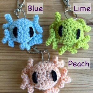 Microglia Plushie Keychain | Handmade Crochet Amigurumi | Brain Cell ...