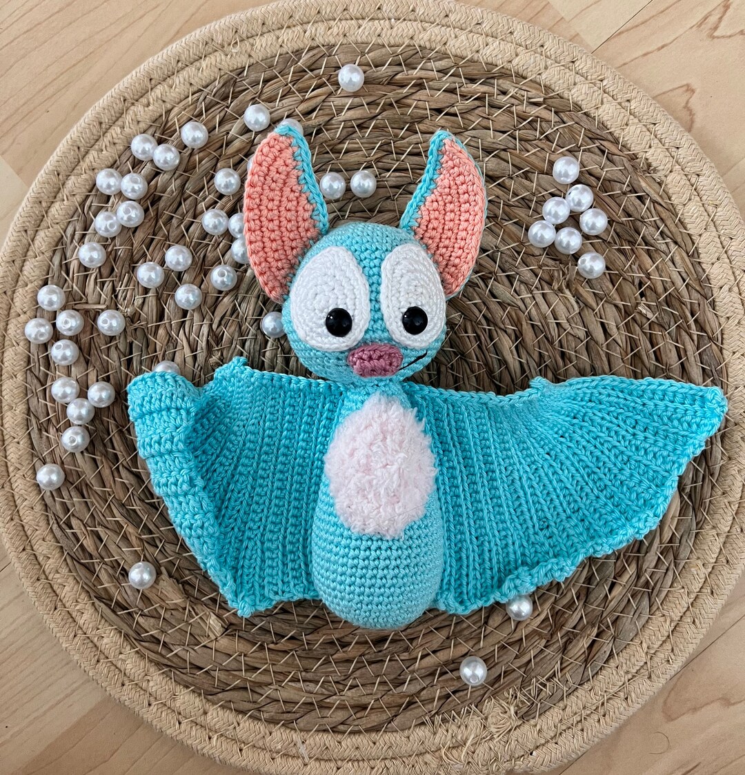 Crocheted Halloween Bat, Soft Toy, Crocheted Toy, Halloween Decoration ...