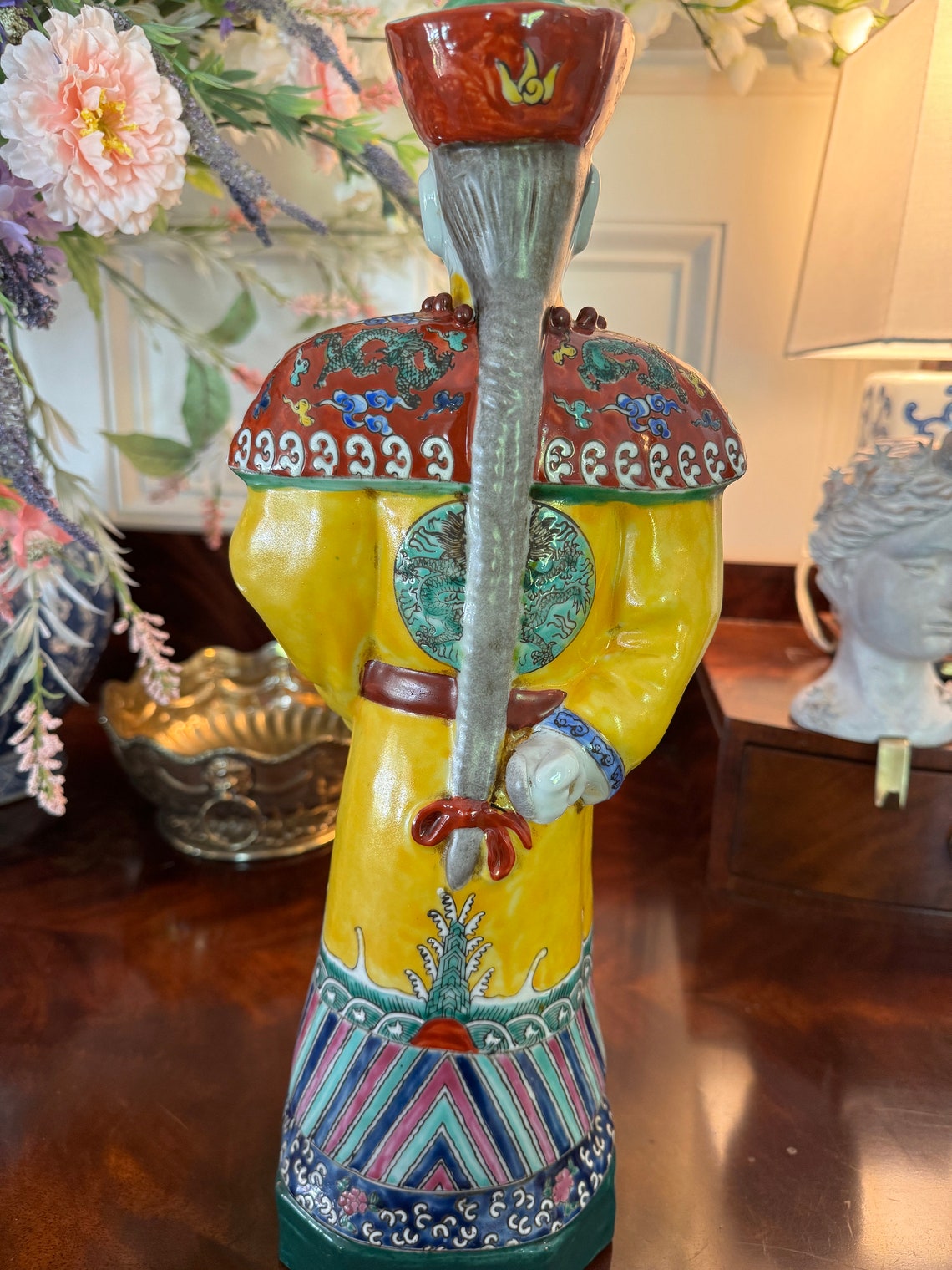 Pair of Vintage Hand Painted Robed Chinese Emperor - Etsy