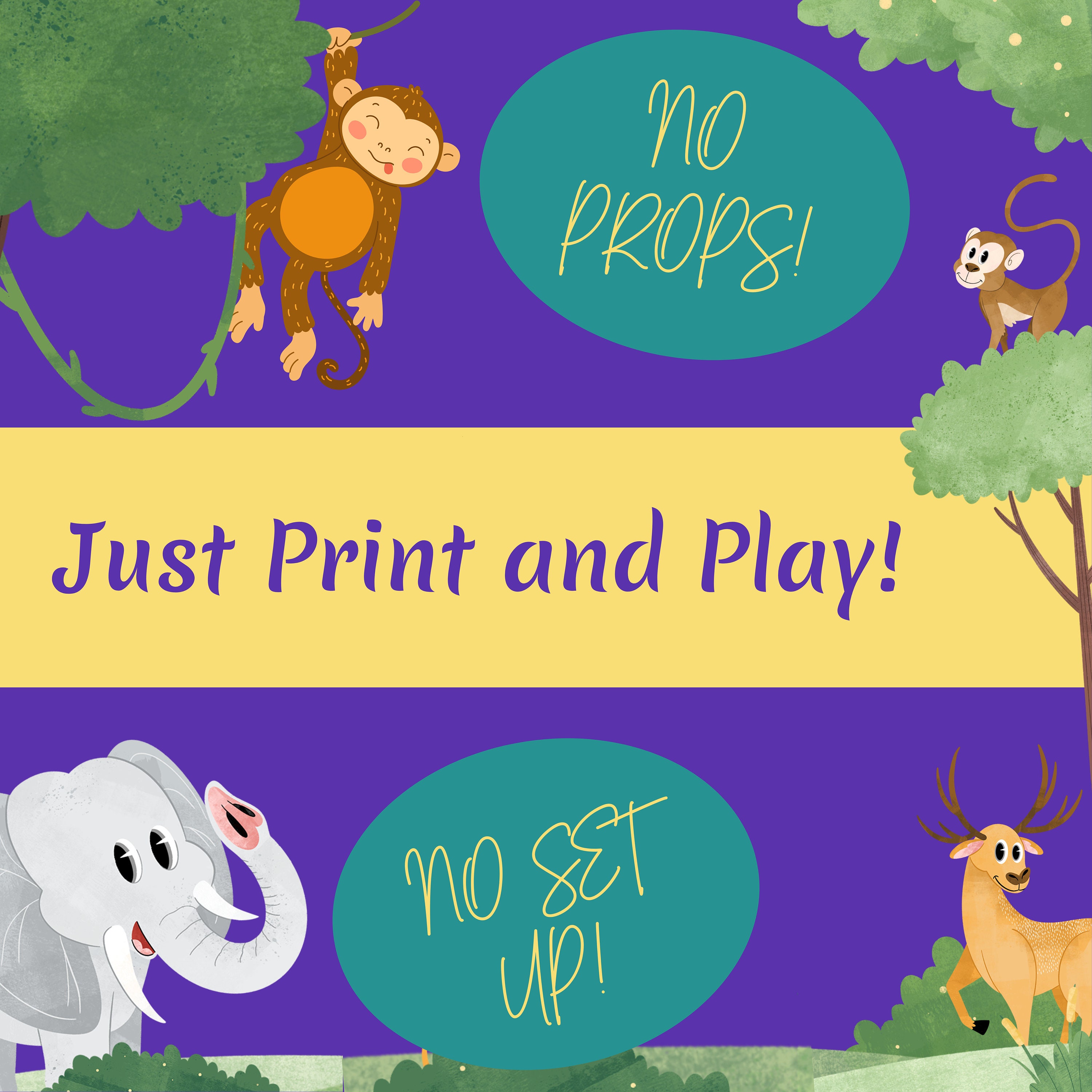 Zoo Break Escape Room, Printable Game for Kids Ages 5-7, Zoo Animal or ...