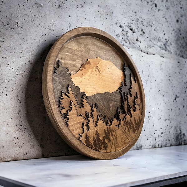 Layered Wood Art - Etsy