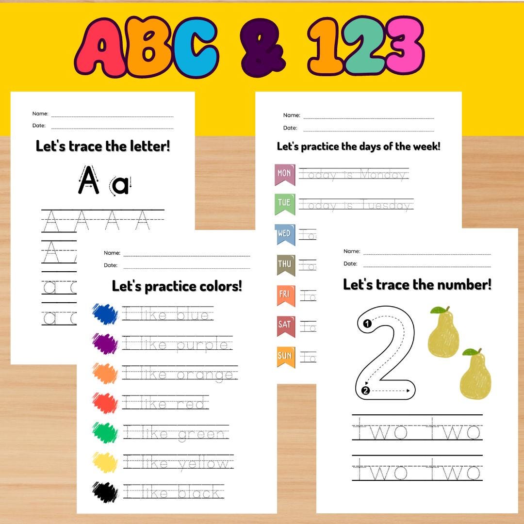 Printable Tracing Letters and Numbers , Trace Letters and Numbers for ...