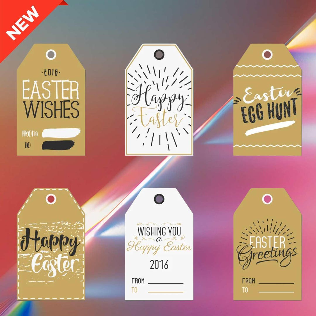 Editable Easter Gift Tags Collection | Cute Printable Tags for Kids ...