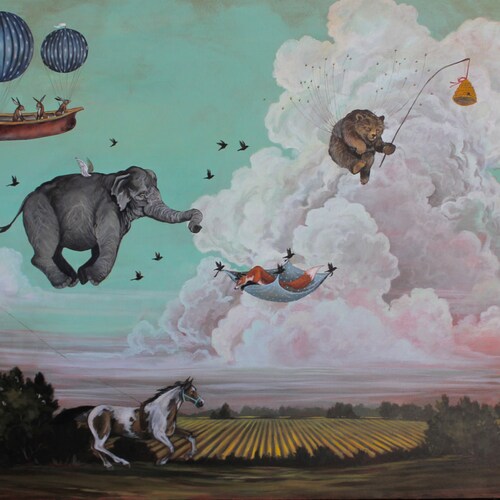 Elizabeth Foster Artist Print the Odd Couple - Etsy