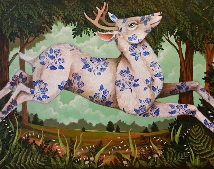 Elizabeth Foster Artist Print "the Beauty of a Rare Find" - Etsy