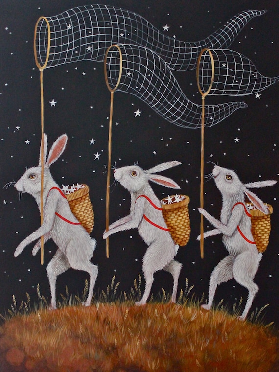 Elizabeth Foster Artist Print star Catchers | Etsy