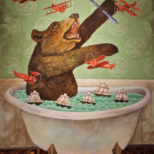 Elizabeth Foster Artist Print the Odd Couple - Etsy