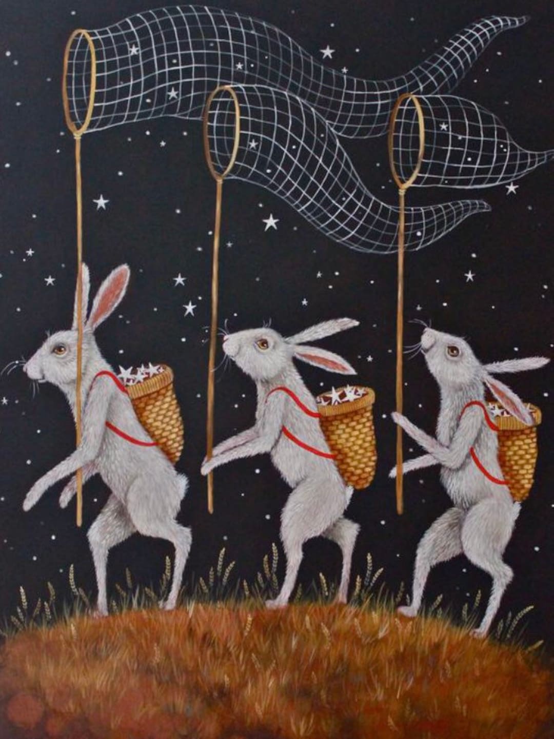 Artist Print by Elizabeth Foster 11x14 "star Catchers" - Etsy