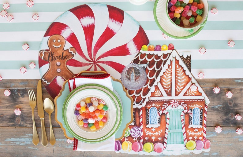 Die-cut Peppermint Placemat - Etsy