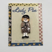 Susan Paley by Ganz, Lady "marissa" is a Bank, Folk Art, Bella Casa - Etsy