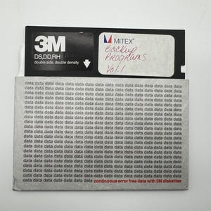 Vintage 5 1/4" Floppy Disk Collection - LOT of 12 ( Late 80's Brands ...