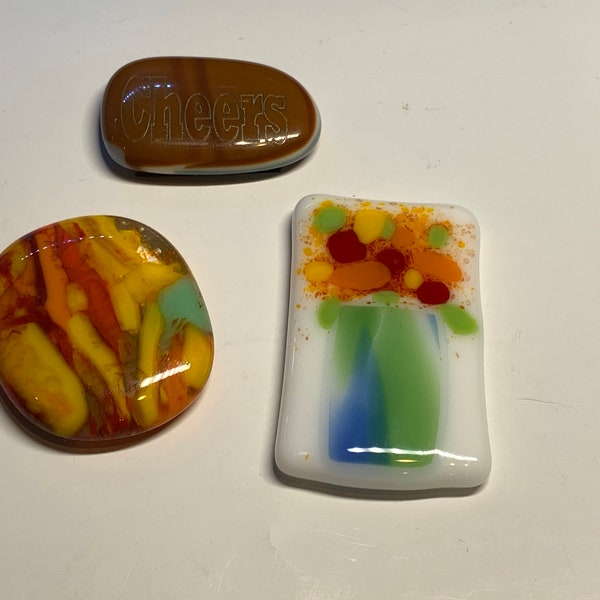 Fused Glass Magnets - Etsy
