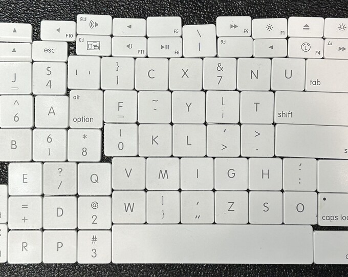 Over 70 White Laptop Keyboard Keys for Crafting APPLE - Etsy