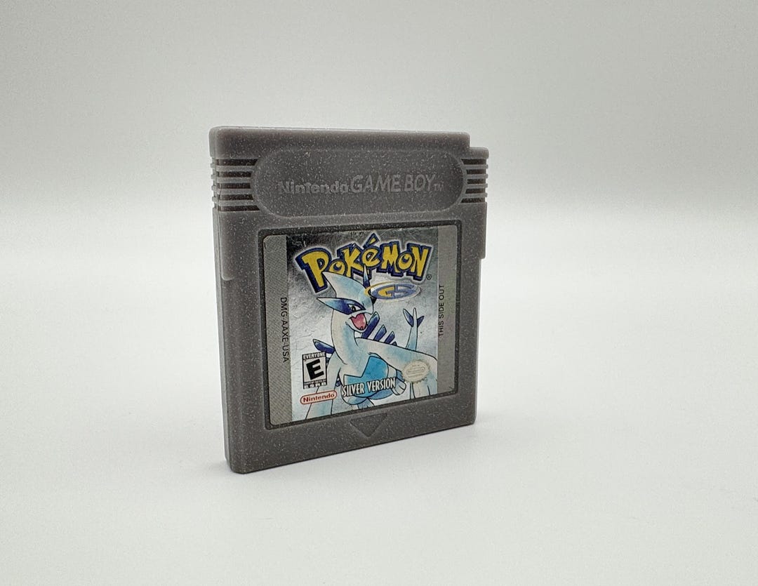 Pokemon Silver game Boy Color, 2000 Authentic NEW BATTERY & Save Game ...