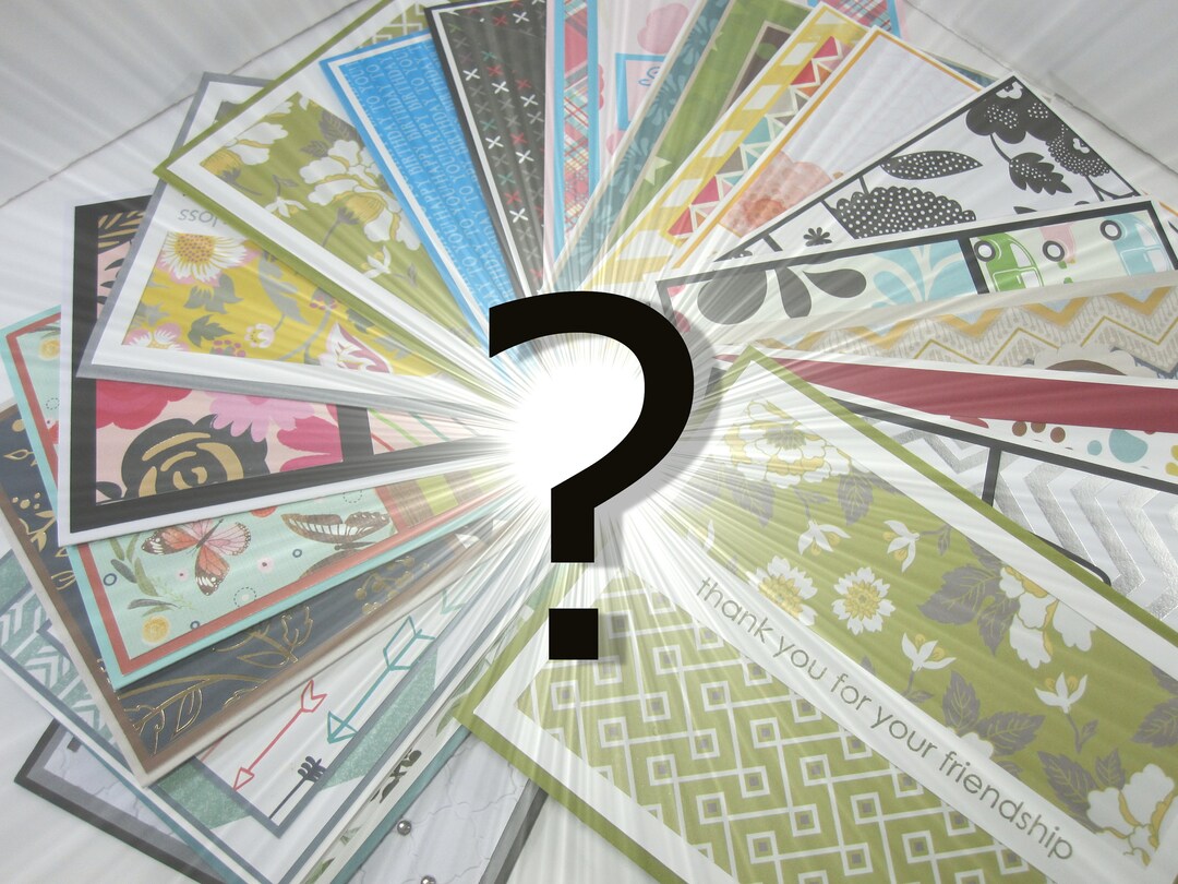 HUGE Mystery Card Pack Set of 20 Cards Surprise Pack Grab Bag Mystery ...