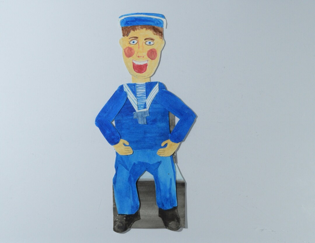 Hand Painted, Printable Articulated Puppet/doll of Ventriloquist Dummy ...
