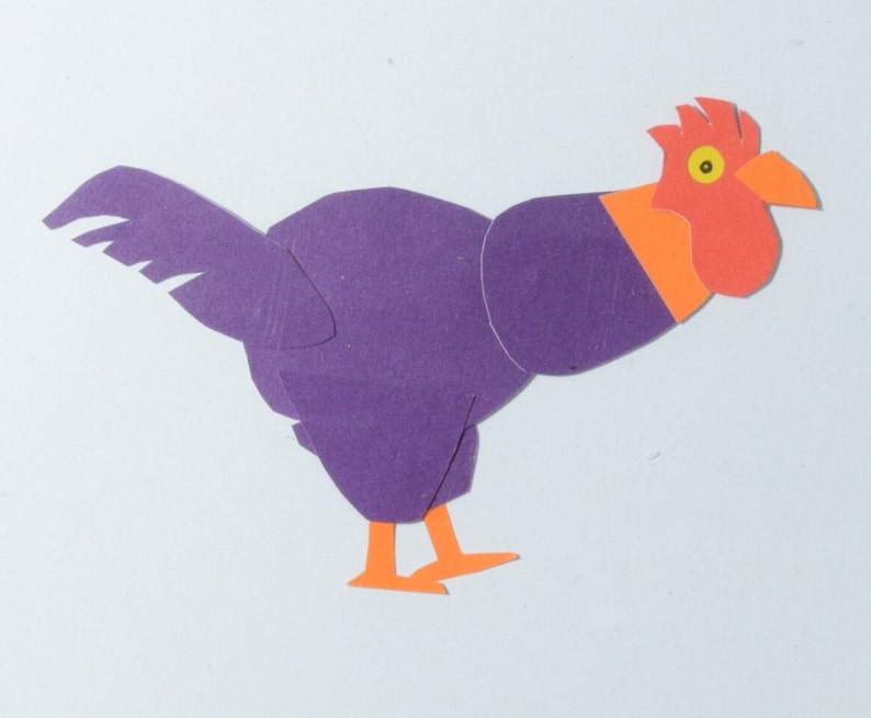 Printable Chicken/rooster Puppet for 2D Animation or Scrapbooking - Etsy