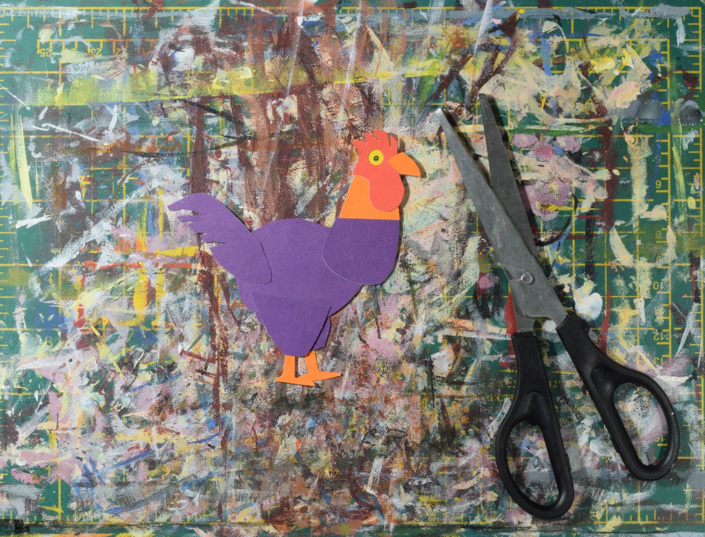 Printable Chicken/rooster Puppet for 2D Animation or Scrapbooking - Etsy