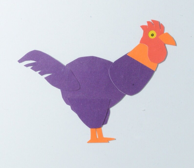 Printable Chicken/rooster Puppet for 2D Animation or Scrapbooking - Etsy