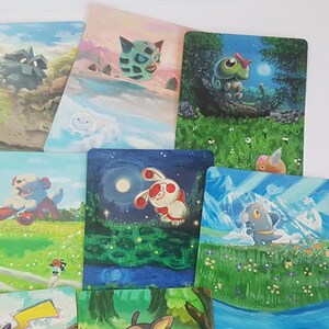Custom Painted Pokemon Cards (on Request) - Etsy