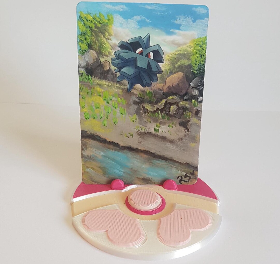 Hand Painted Pokemon Pineco Card - Etsy
