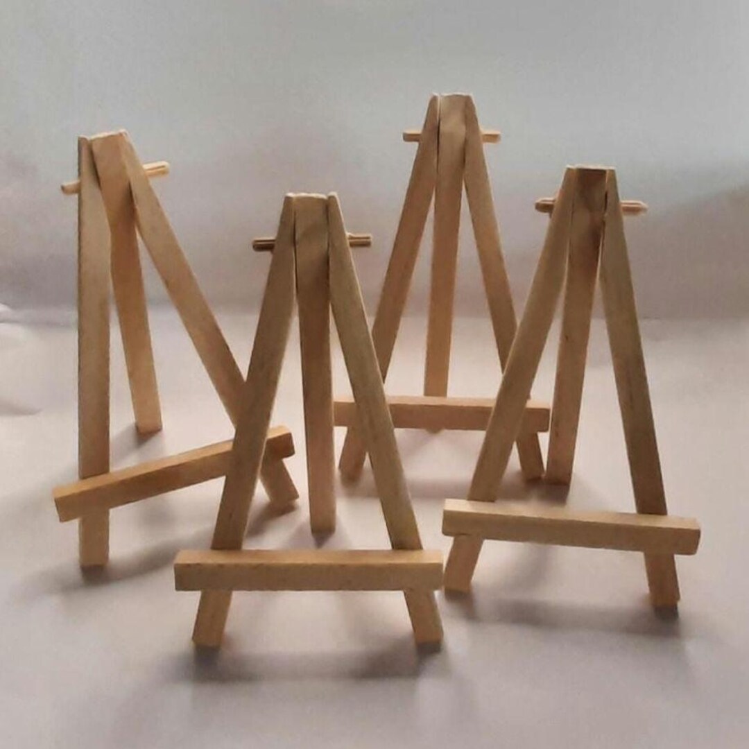 Mini Wooden Easels - Etsy