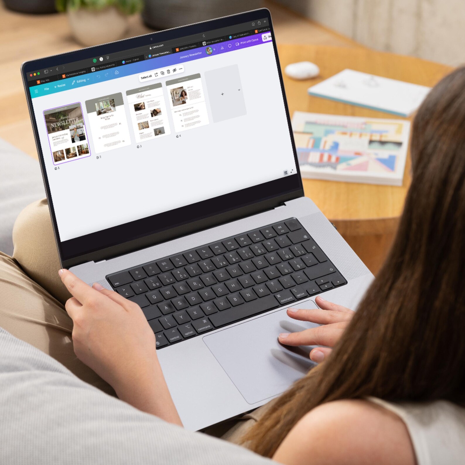 January Newsletter | Canva Template (digital Download) - Etsy