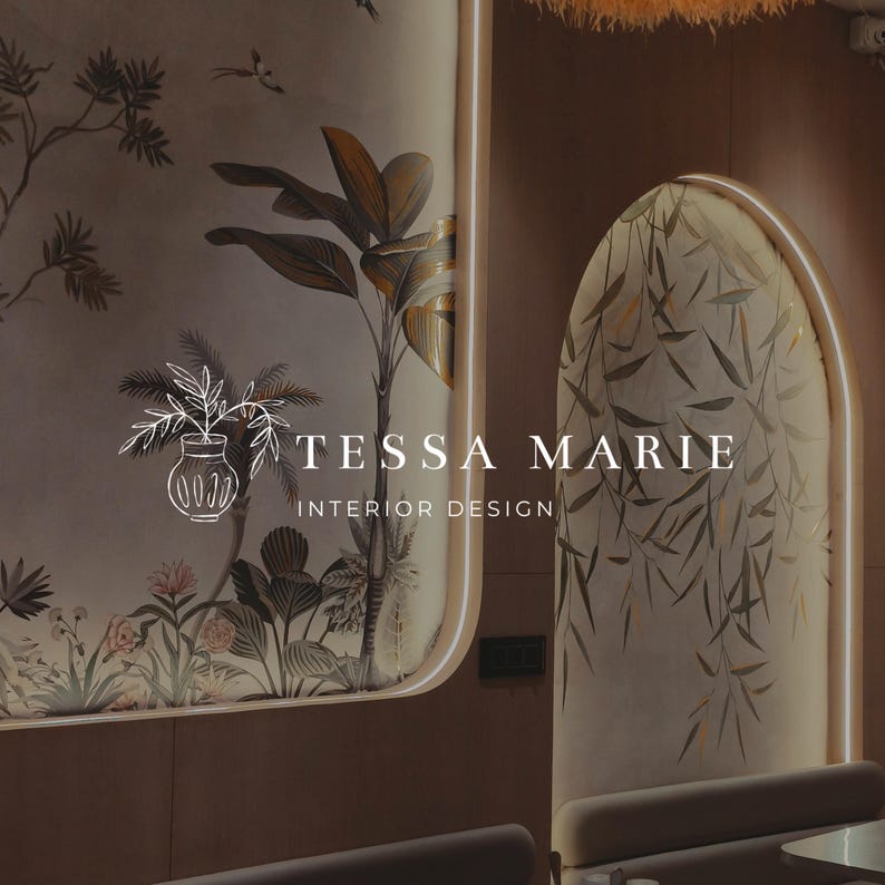 15 Interior Design Logo Templates, Elegant Premade Branding Kit | Canva ...