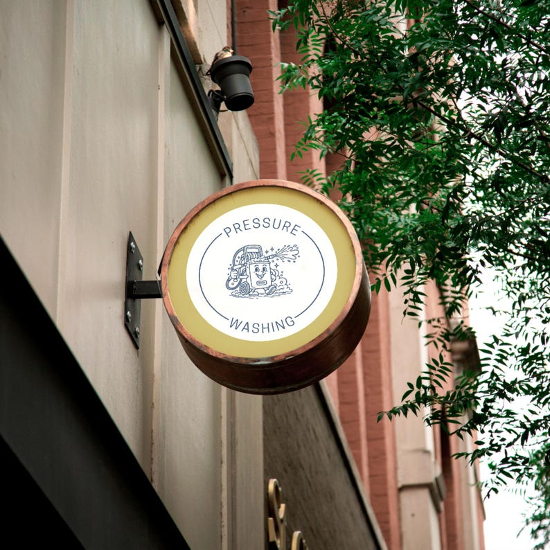 Pressure Washing Logo Templates, Power Washing, Cleaning Business ...