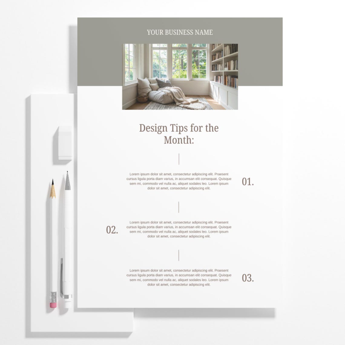 January Newsletter | Canva Template (digital Download) - Etsy
