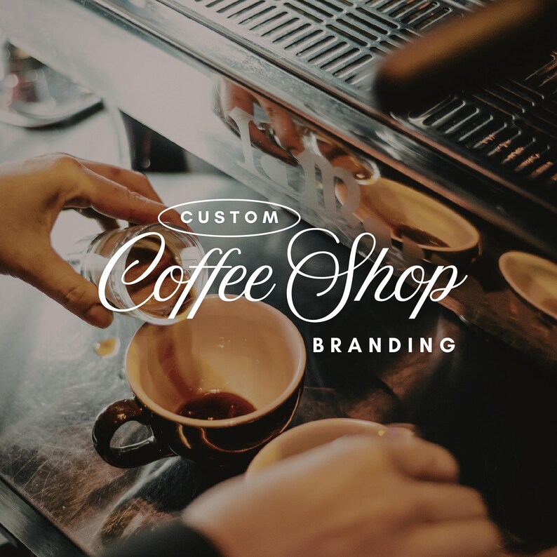 Custom Coffee Shop Branding Kit | Coffee Shop Logo Design | Café Brand ...