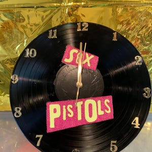 1st Wave UK Punk Vinyl Record Wall Clock - Etsy